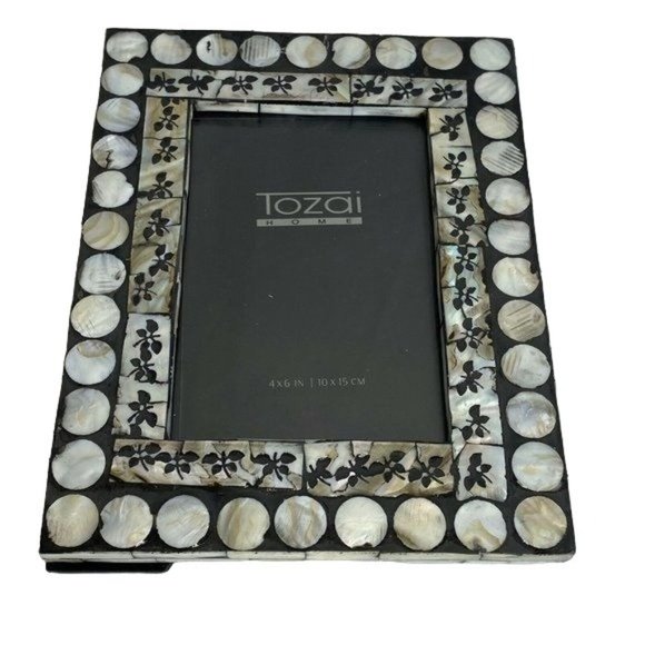 Tozai Home | Accents | Tozai Home Photo Picture Frame 4x6 Mosaic Floral ...